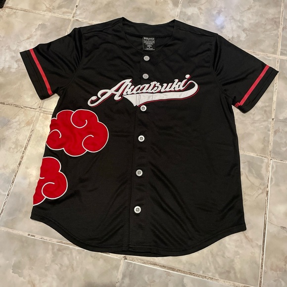 Shirts | Naruto Jersey Mens M Shippuden Akatsuki Baseball Jersey ...